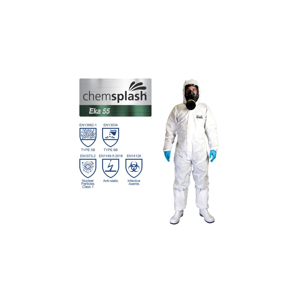 Vêtements de travail Chemsplash Eka 55 Coverall